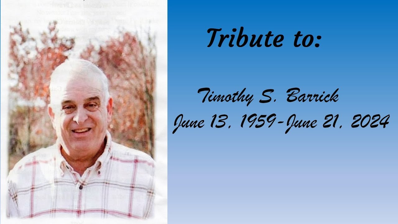 Timothy S. Barrick Tribute on Nevinsings: Special tribute to Tim from ...