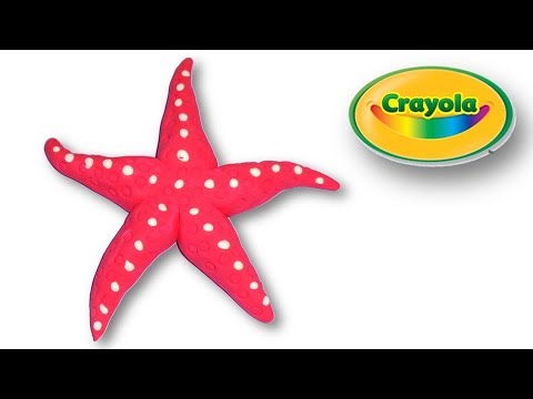 How to make Red Star Fish from Crayola Model Magic Easy - YouTube