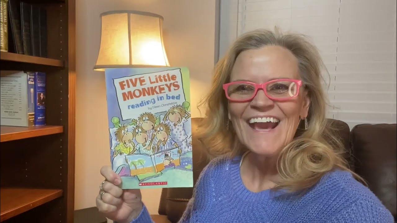 Five Little Monkeys Reading in Bed by Eileen Christelow - YouTube