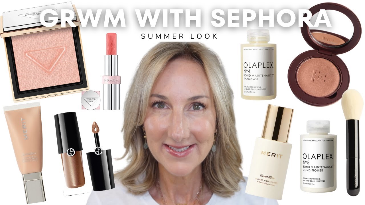 GET READY WITH ME WITH SEPHORA | SUMMER LOOK - YouTube