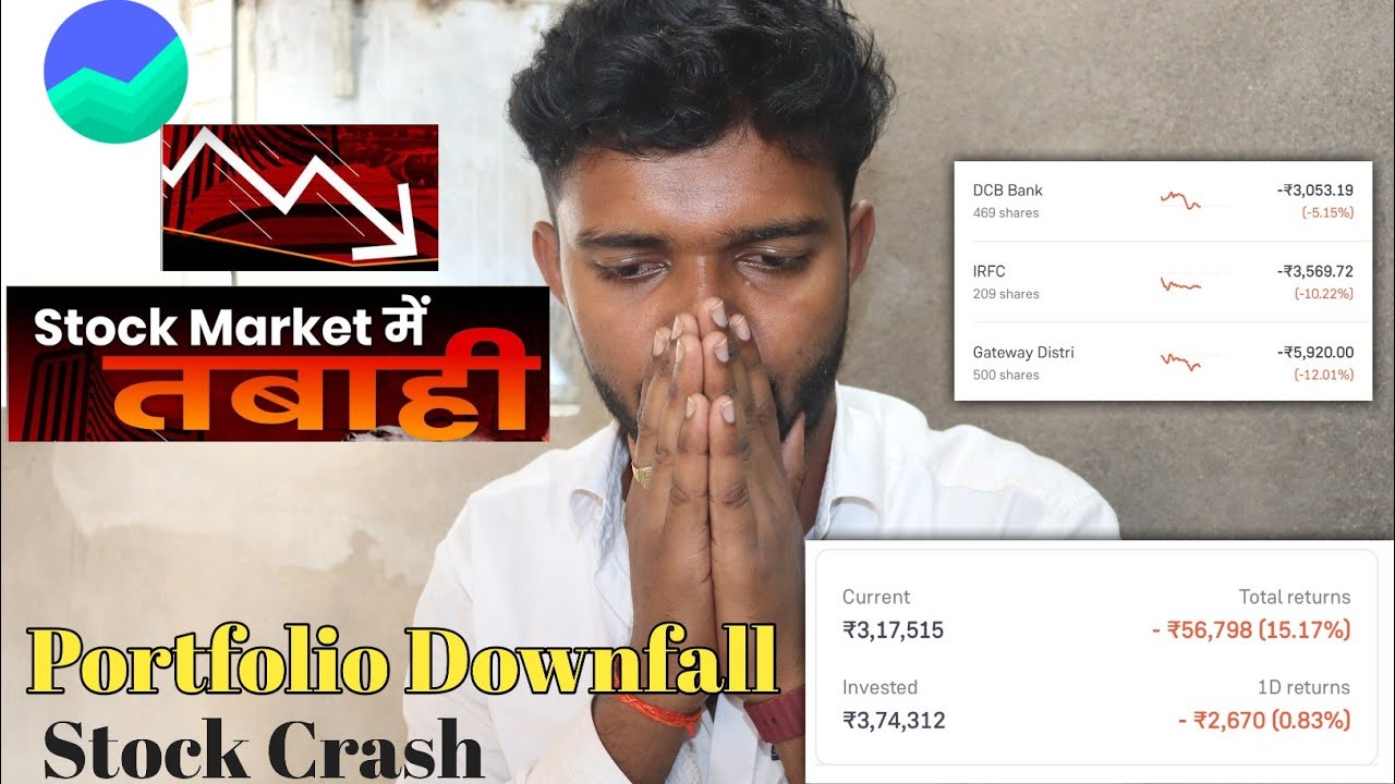 Stock Market Crashing | US Election | Stock News | Portfolio Downfall ...