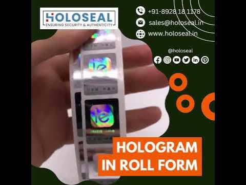 Roll Form Holograms - Holoseal - YouTube