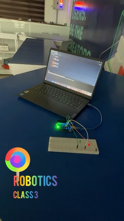 LED blinking using arduino robotics tutorial class 3 - YouTube