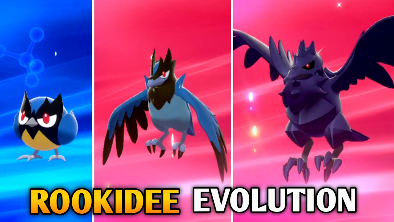 How To Evolve Rookidee Into Corvisquire And Corviknight In Pokemon ...