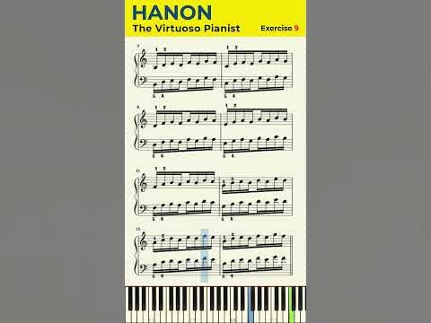 The Virtuoso Pianist. Hanon's Piano Exercises for Technical Mastery - Exercise N 9 #shorts - YouTube