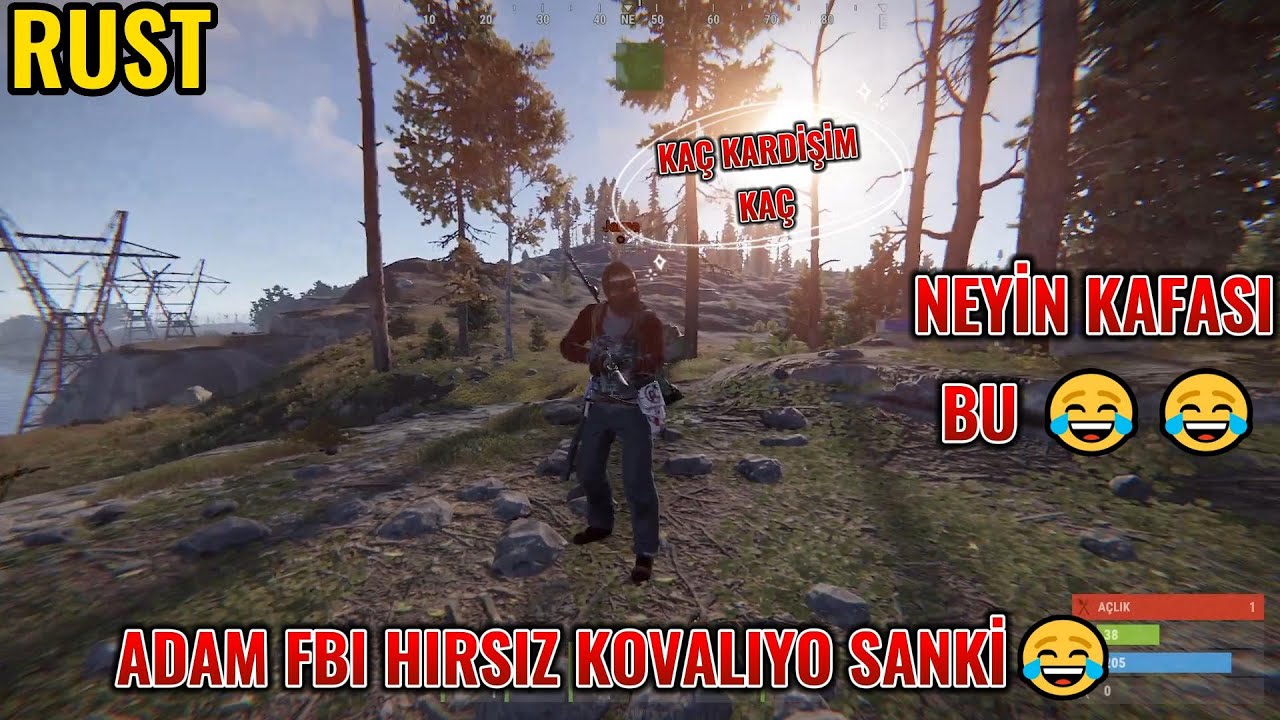 RUST'TA İLK GÜNDEN RAİD YEMEK 😅 RUST - YouTube