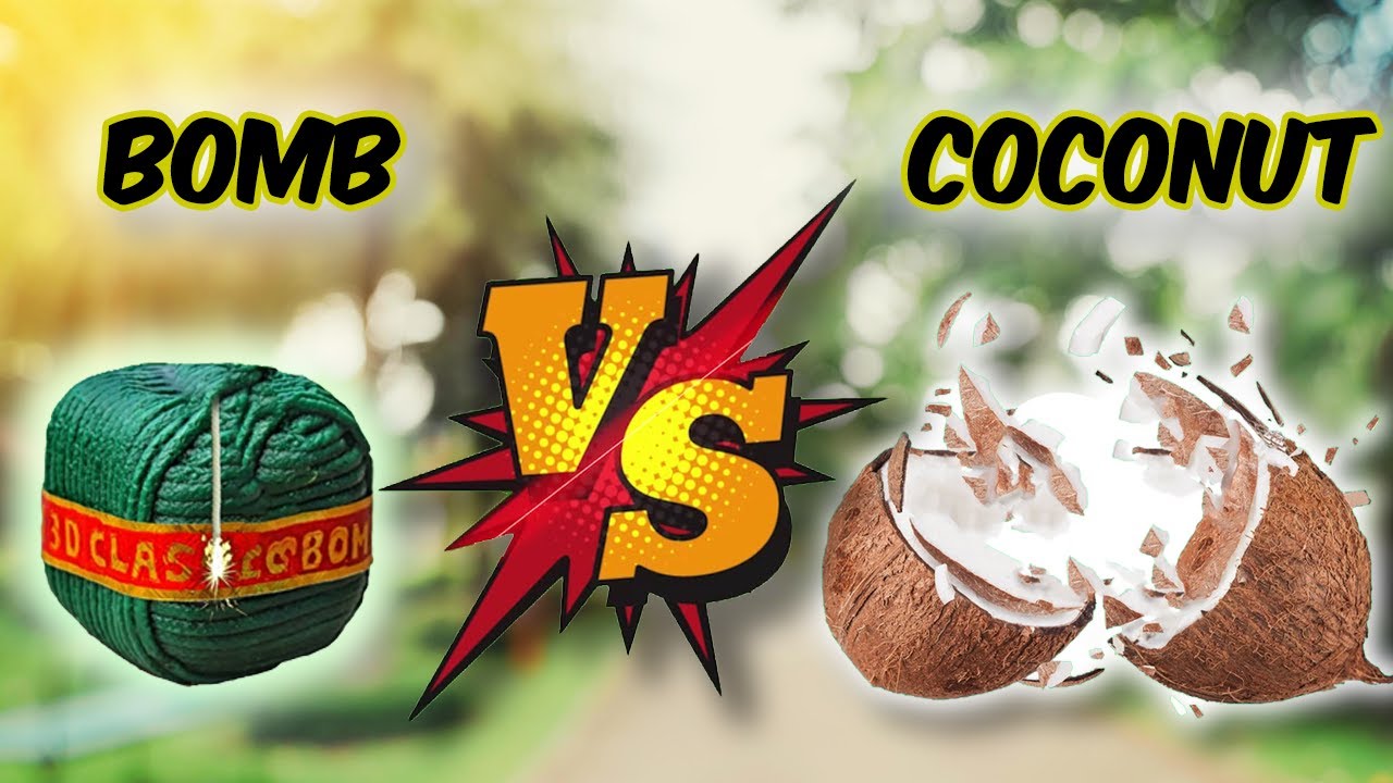 Coconut Vs Bomb 😱 | How Coconut Is Strong? 🥥💪 - YouTube