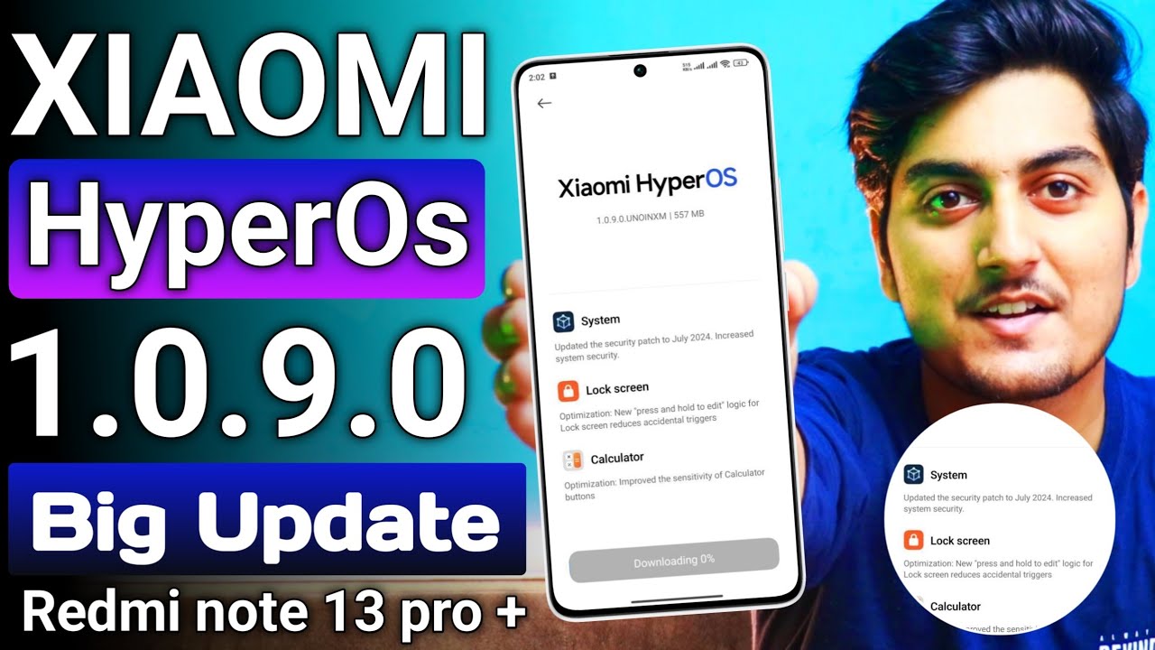 Redmi note 13 Pro Plus 5G HyperOs 1.0.9.0 New Update For is Here ...