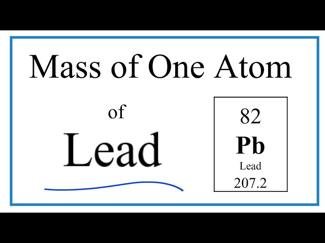 Lead Atomic Mass