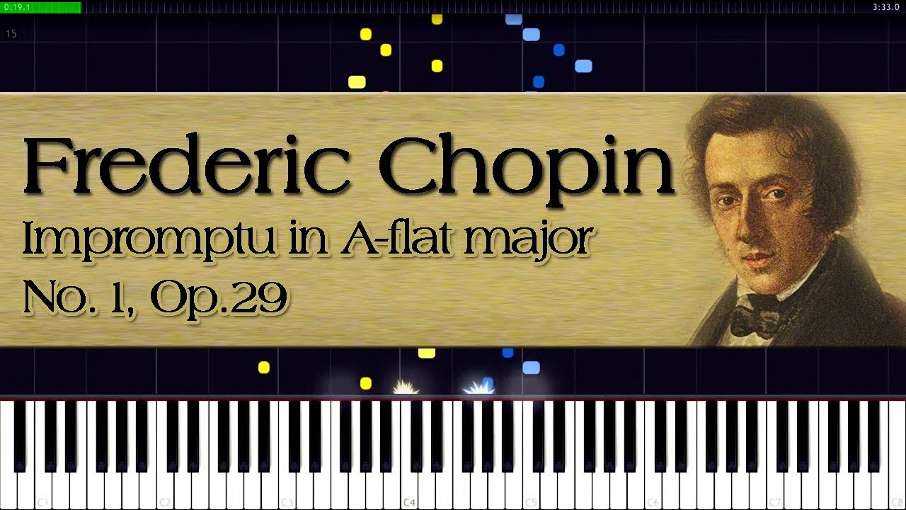 Frederic Chopin - Impromptu No. 1 in A-flat major, Op. 29 | Piano ...