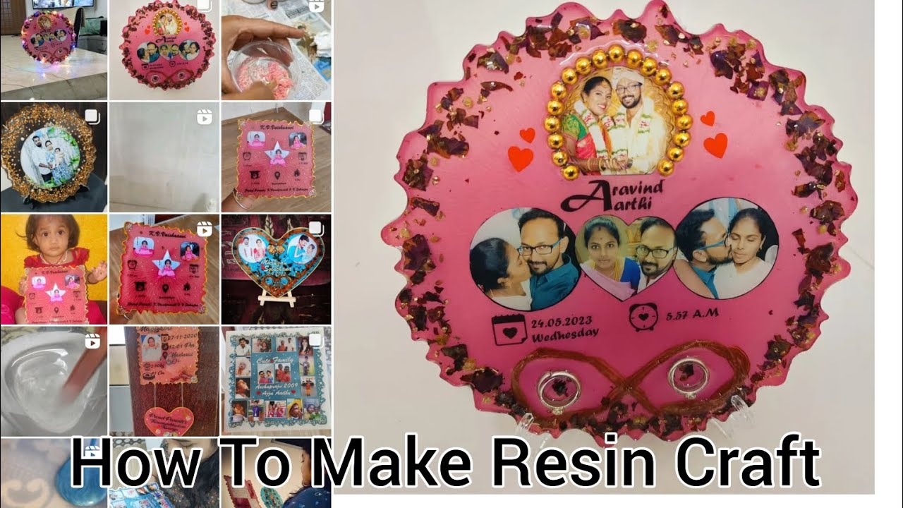 How to make resin craft in Tamil / Resin art tutorial #resin #craft ...