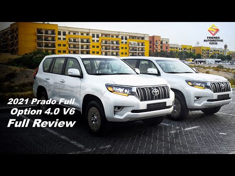 2021-Toyota Land Cruiser Prado 4.0 V6 Petrol Full Option - Full Visual Review - In Dubai