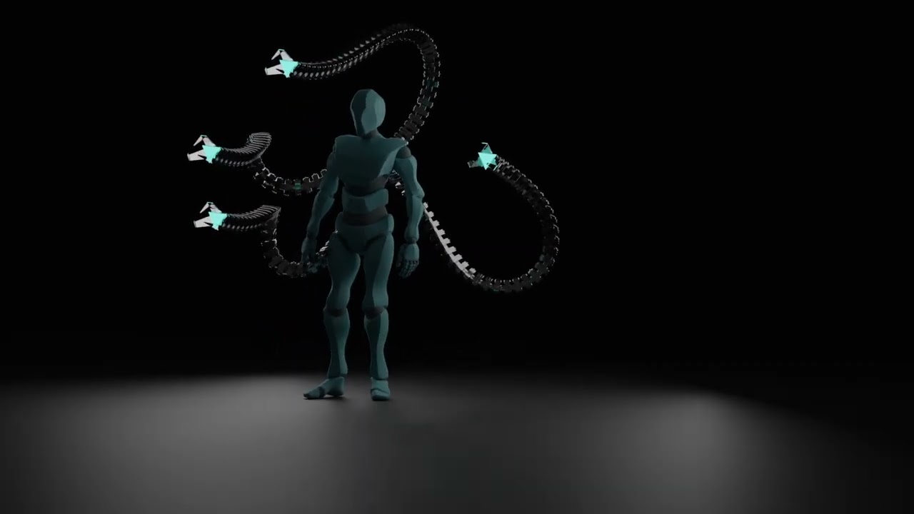 Doc Oc Robotic Arms | Blender - YouTube
