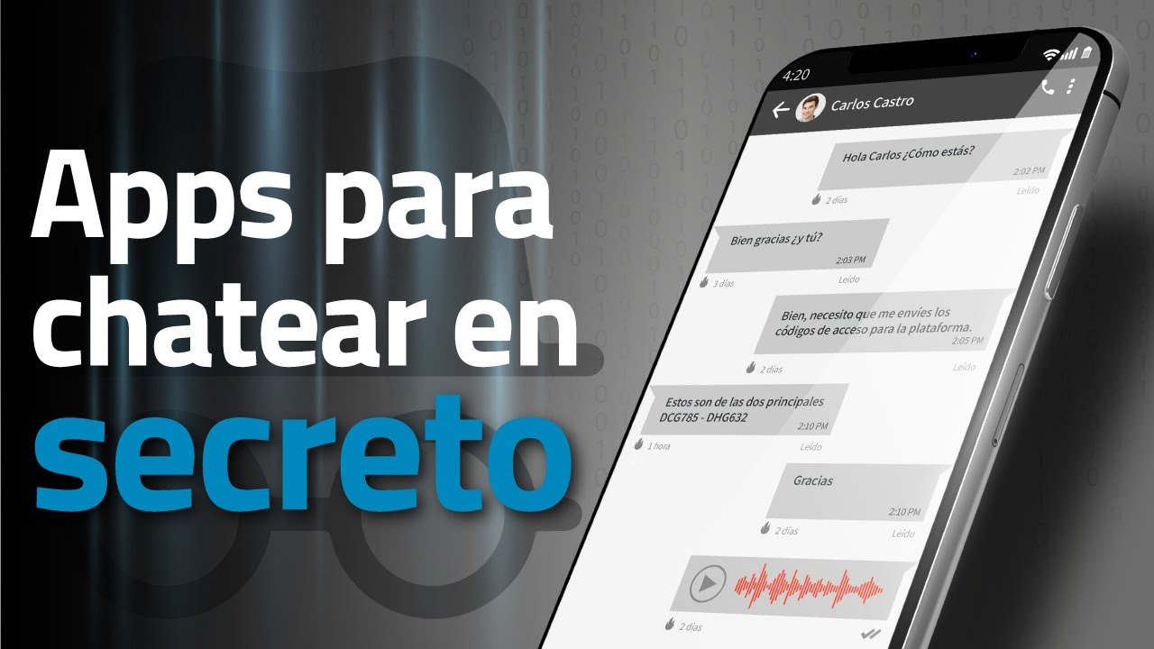 Top 5 aplicaciones para chatear en secreto 🔐 - YouTube