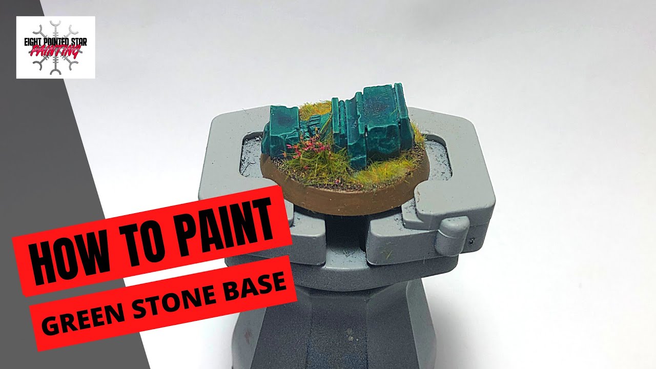 How to Paint: Green Stone Base - YouTube