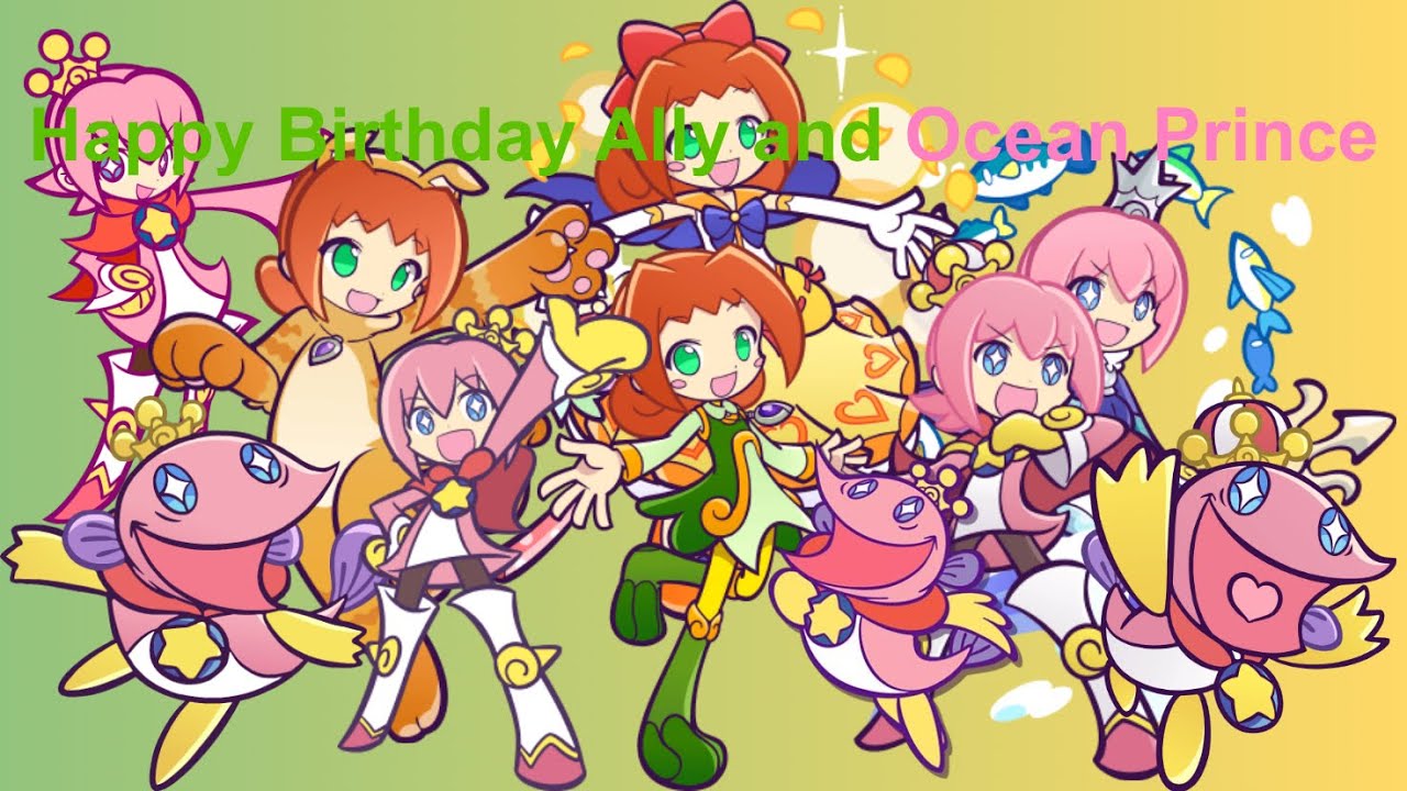 Puyo Puyo Ally and Ocean Prince’s Birthday Stream - YouTube