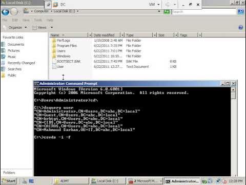 17 Create Multiple User & Container Csvde,Ldifde - YouTube