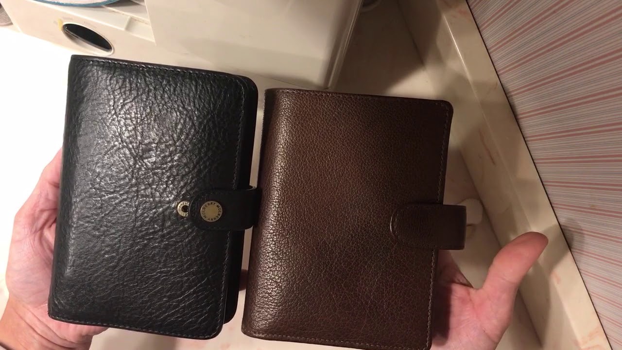 Pocket Planner Comparison. Mulberry, Gillio, VDS, and Filofax - YouTube