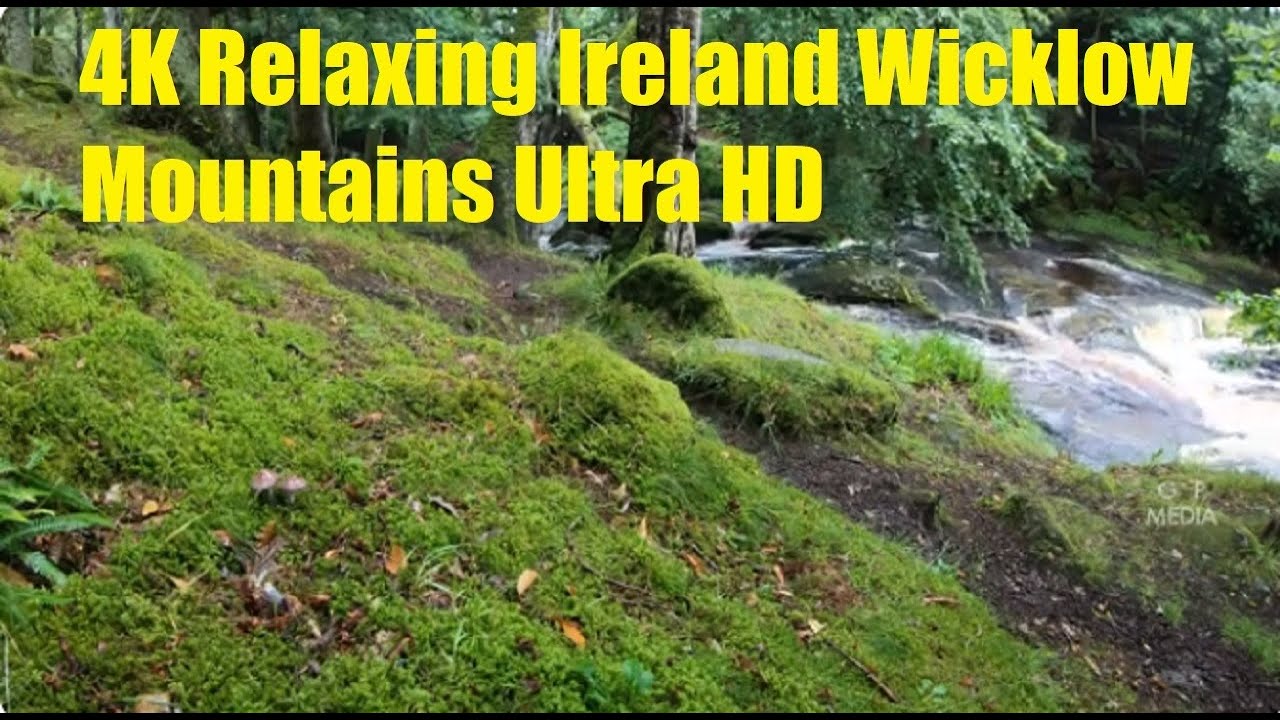 4K Relaxing Ireland Wicklow Mountains Ultra HD Nature Video Water ...