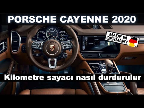 Porsche Cayenne 'nizde Kilometre Sayacı Nasıl Durdurulur | 2020