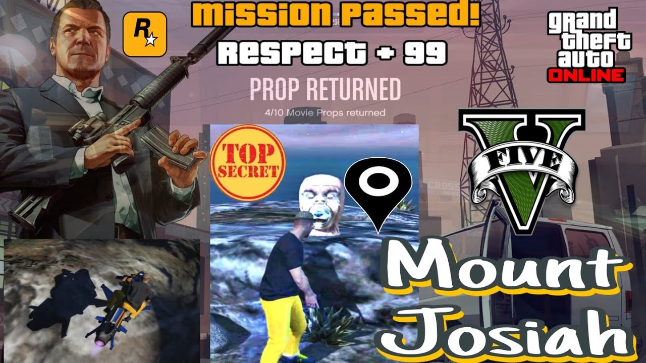 GTA V - Online - Collecting Movie Prop - Mount Josiah - YouTube