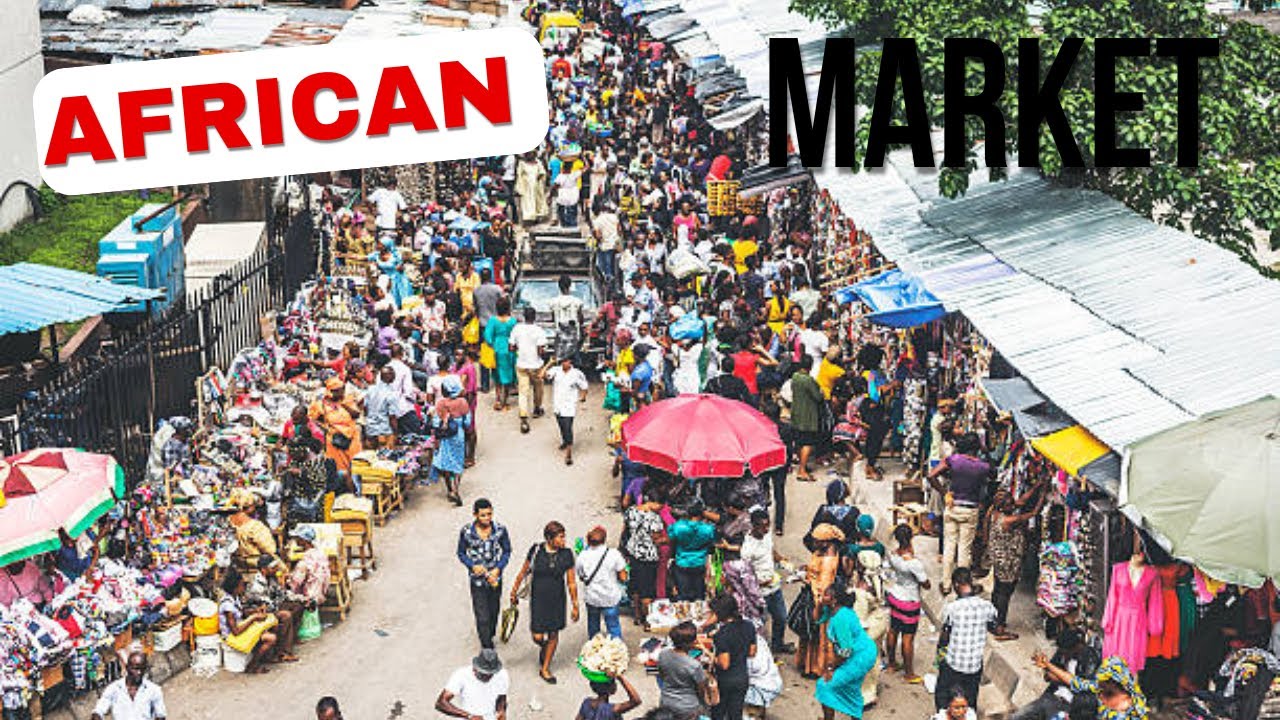 Local Market Day in Navrongo Ghana West Africa (African Market) - YouTube