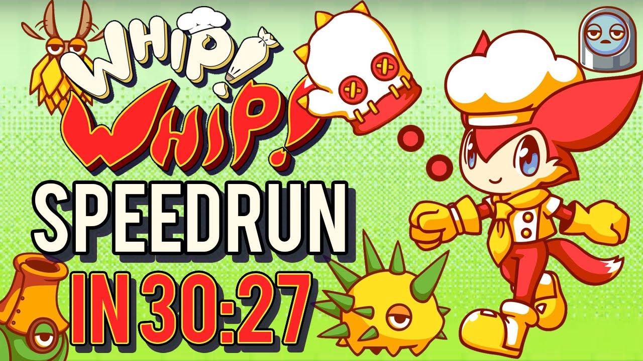 Whip! Whip! World Record Speedrun in 30:27 [Nintendo switch] - YouTube