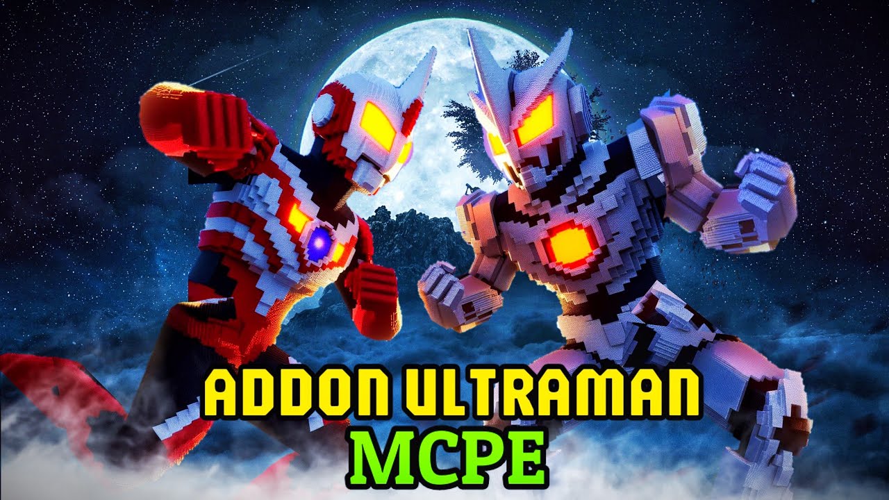 ADDON MCPE ULTRAMAN PALING KEREN !! - YouTube