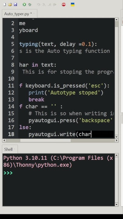 Python Auto Typer Python Coding Programming Automation Learnpython Pythonforbeginners