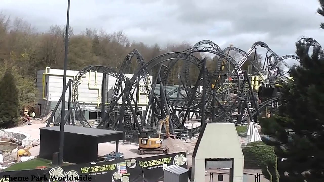 The Smiler Construction Update Part 9 - 24/04/13 - Alton Towers - YouTube