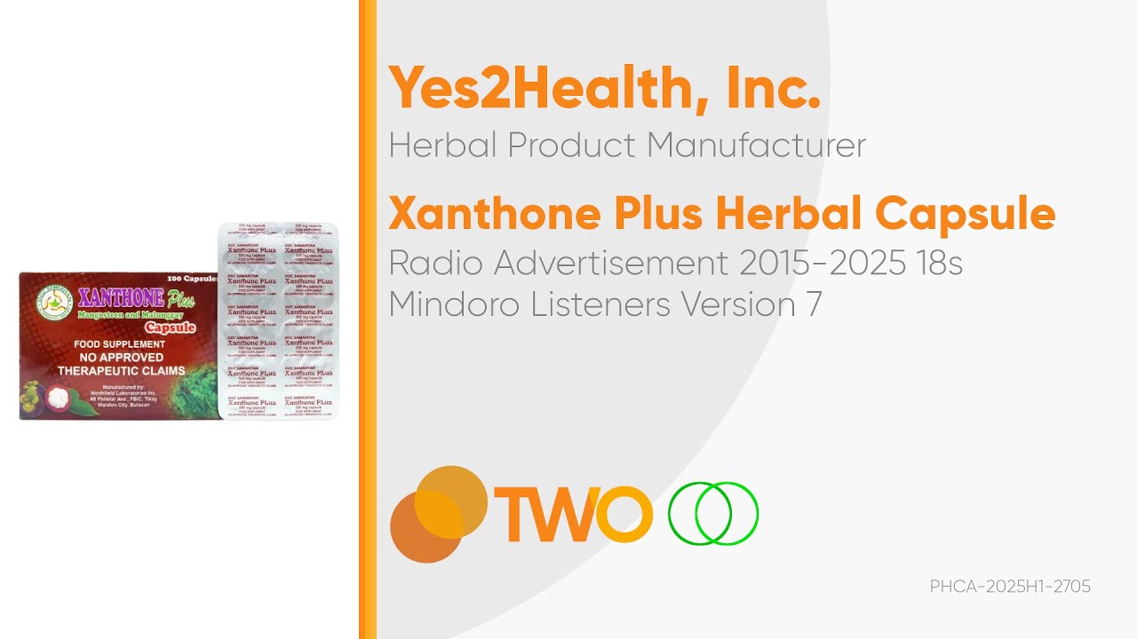 Xanthone Plus Herbal Capsule Radio Ad 2015-2025 18s (Mindoro Listeners ...