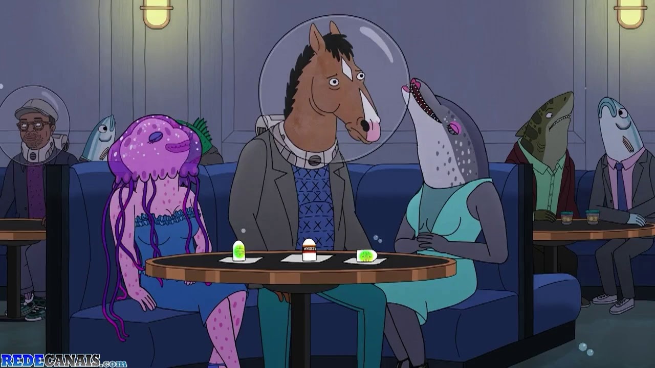 Bojack tenta falar com Kelsey. T3EP4 Peixe Fora D'Água - YouTube