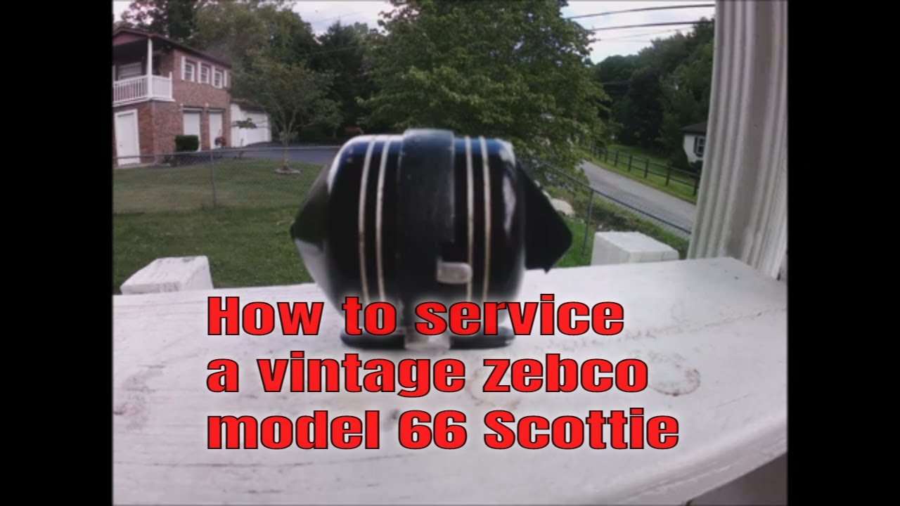 How to service a vintage zebco Model 66 Scottie spincast fishing reel ...