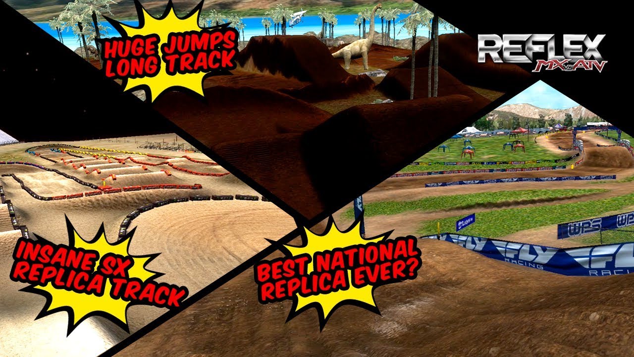 MX vs ATV Reflex - New Custom Tracks - Best Replica Ever? - YouTube