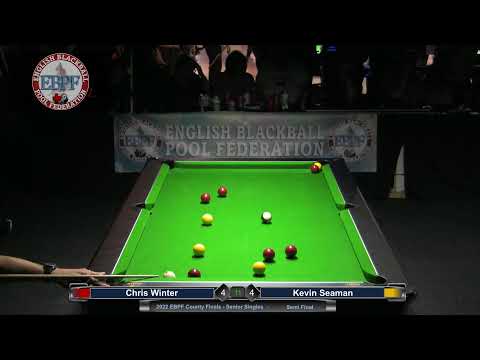 2022 EBPF County Finals - Senior Singles - Semi Final - Chris Winter v Kevin Seaman
