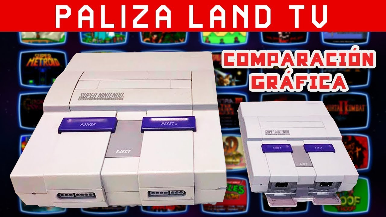 SNES Classic MINI vs. Original SNES Comparación gráfica (video & audio ...