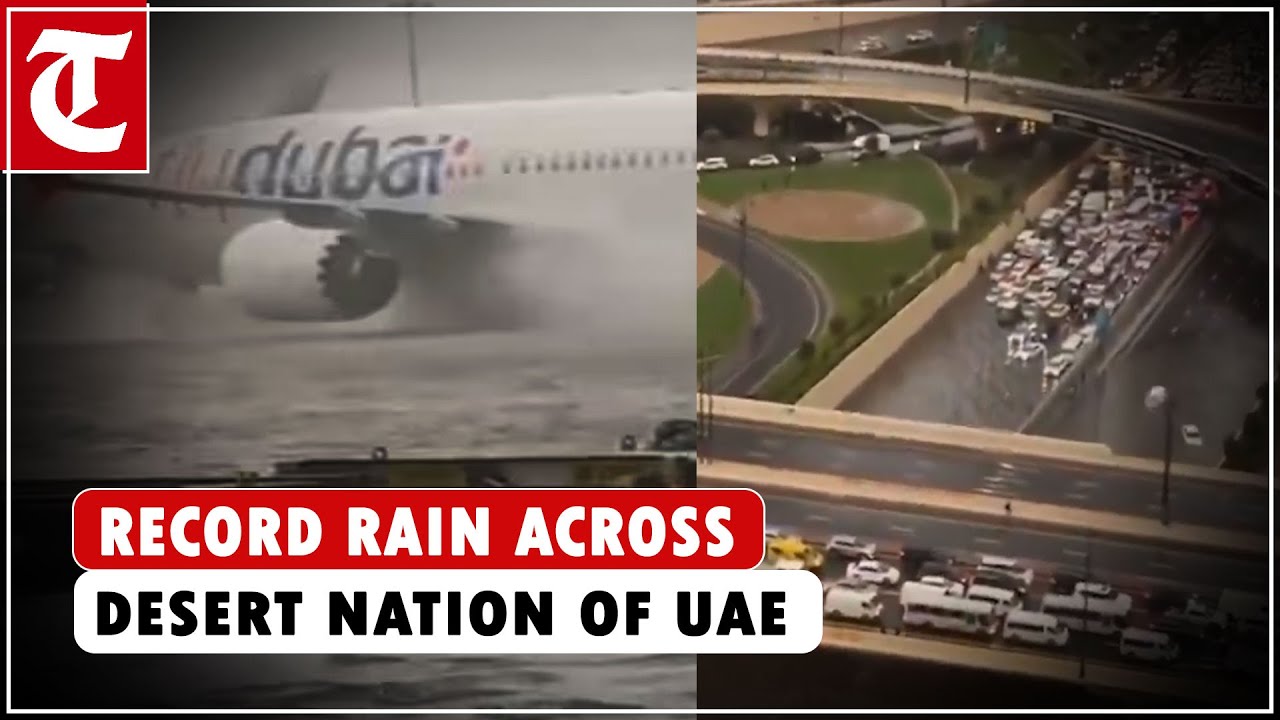 Storm dumps heaviest rain ever recorded in UAE, flooding roads and ...