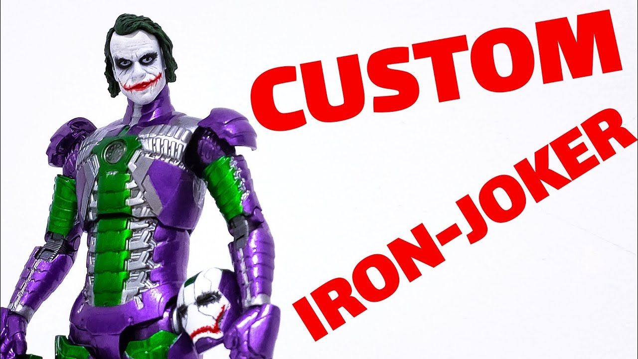 🟣 Custom Joker "IRON-JOKER" Heath Ledger Figura de acción personalizada [Tutorial] #joker - YouTube