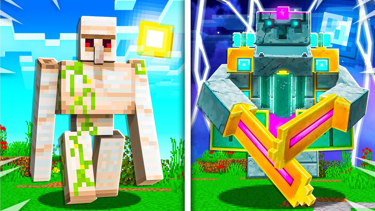 I Gave An Iron Golem GOD Mode then this happened... - YouTube