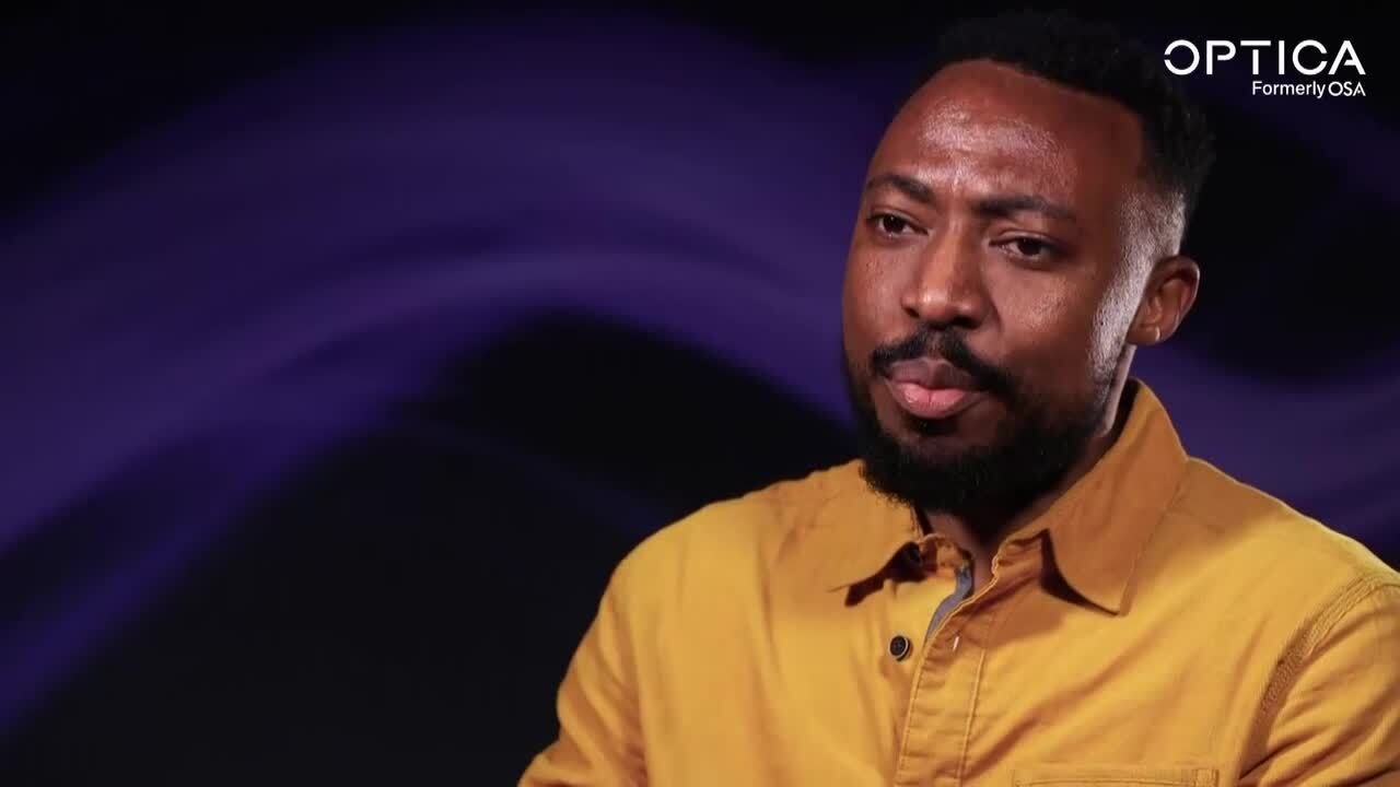 Michael Adewoye: Using photonics to improve malaria diagnosis -- Optica Stories - YouTube