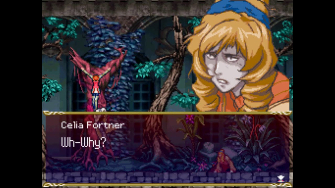 Soma Kills Celia (Bad Ending 2) - Castlevania Dawn of Sorrow (Soma ...
