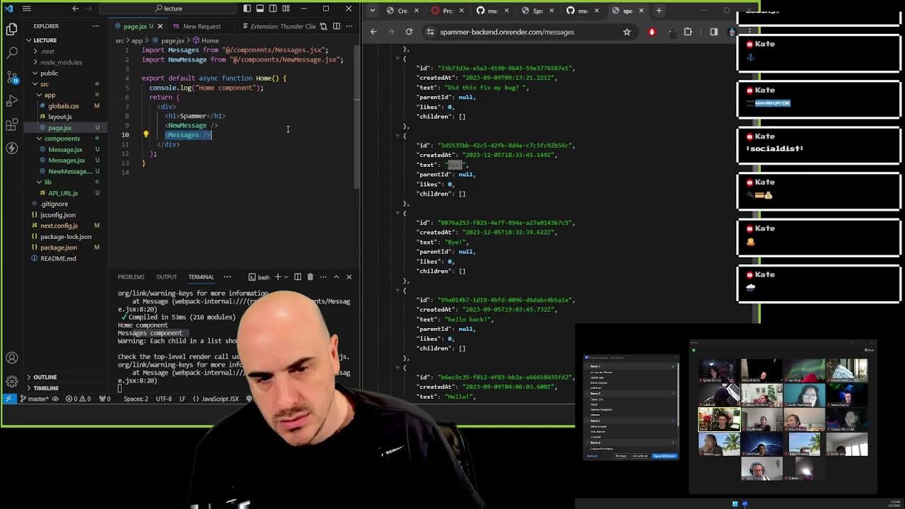 Frontend Crud Requests In Next Js At Hackmyhead Coding Bootcamp Youtube