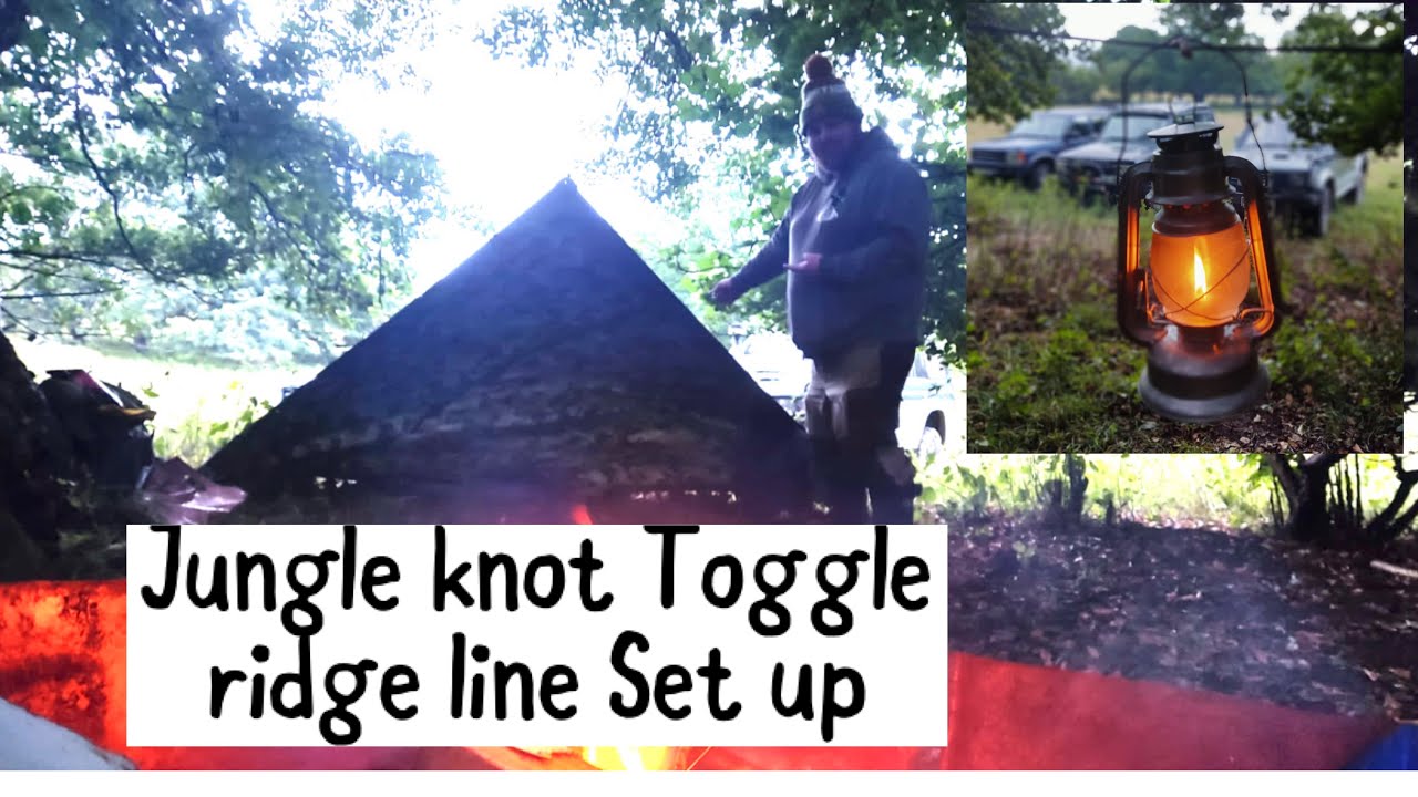 How to make Jungle knot toggle ridge line - YouTube