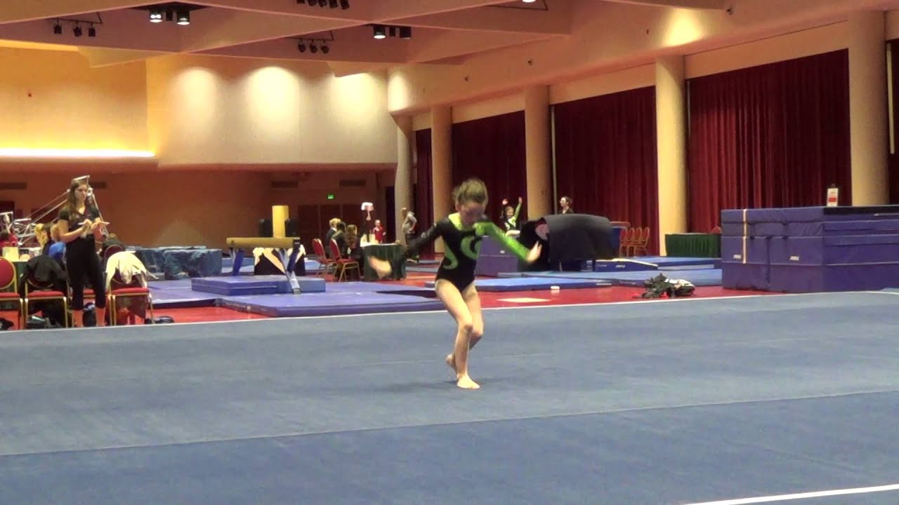 Emma's level 4 floor routine - YouTube