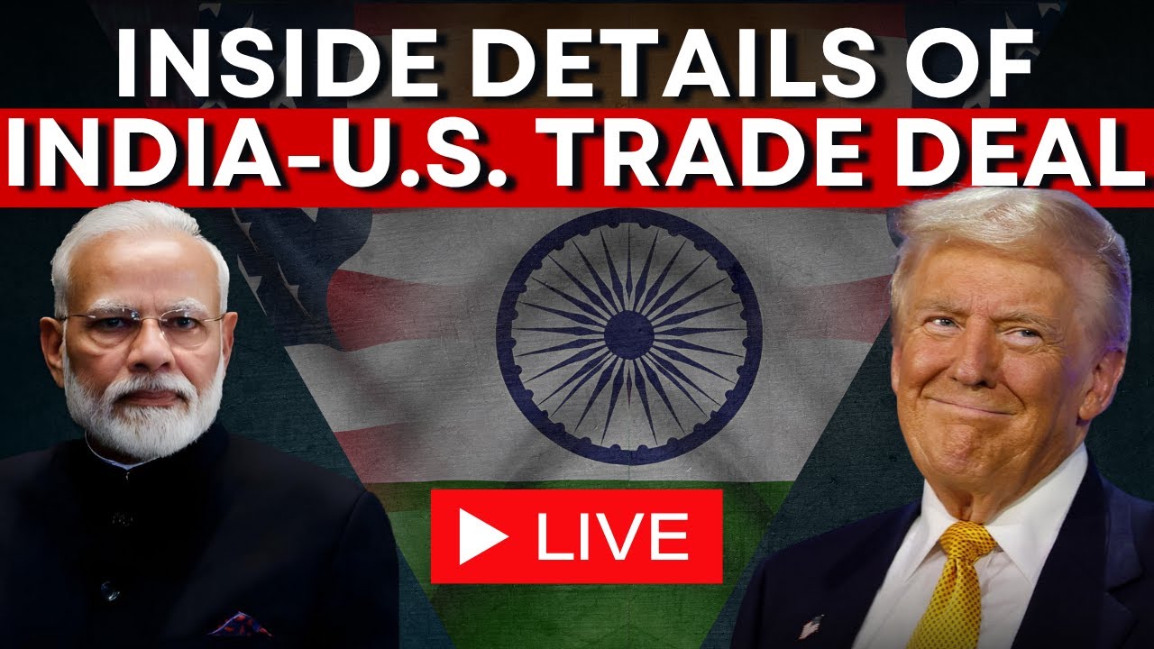 Watch LIVE: Inside Details Of India America Trade Deal | India US Trade ...