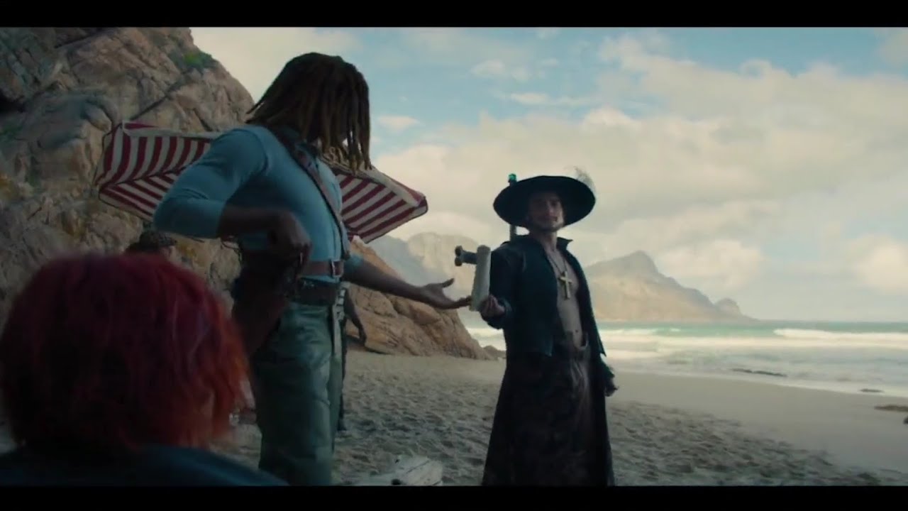 Mihawk meets Shanks to show Luffy's wanted poster One Piece live action ...