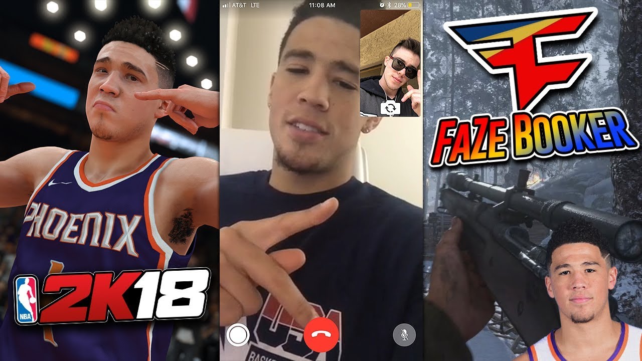 Devin Booker VS. FaZe Adapt (NBA SUPERSTAR) - YouTube