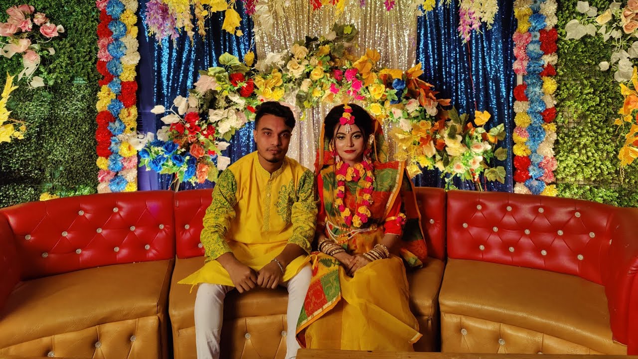 ছোট ভাইয়ের হলুদসন্ধ্যা আর বিয়ে / Yellow and marriage / Bd blogger ...