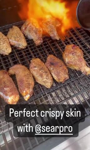 🍗 Get that 𝗰𝗿𝗶𝘀𝗽𝘆 𝘀𝗸𝗶𝗻 on your grilled chicken with the @SearPro Multi ...