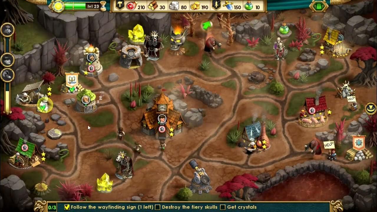 Roads of Middle Ages CE, Level 23 Hard Mode Walkthrough with Hidden Object Locations - YouTube